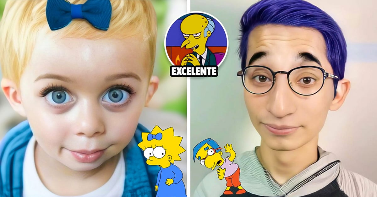 Así se verían personajes de Los Simpsons si fueran reales