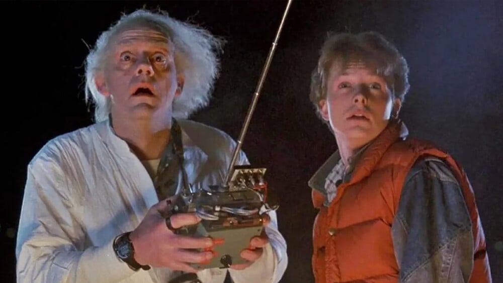 Marty McFly and the 'Doc' from 'Back to the Future' are reunited with ...