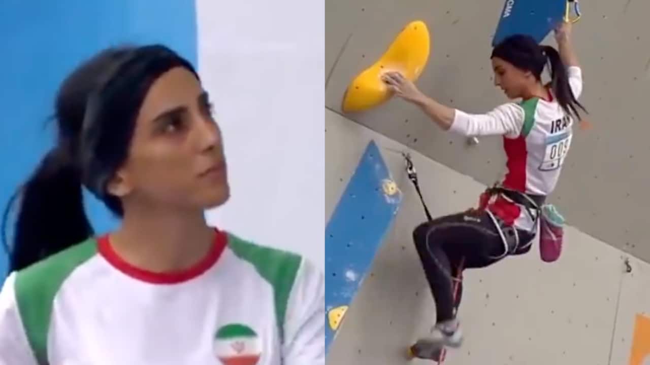 Iranian climber could go to jail for competing without hijab - World ...