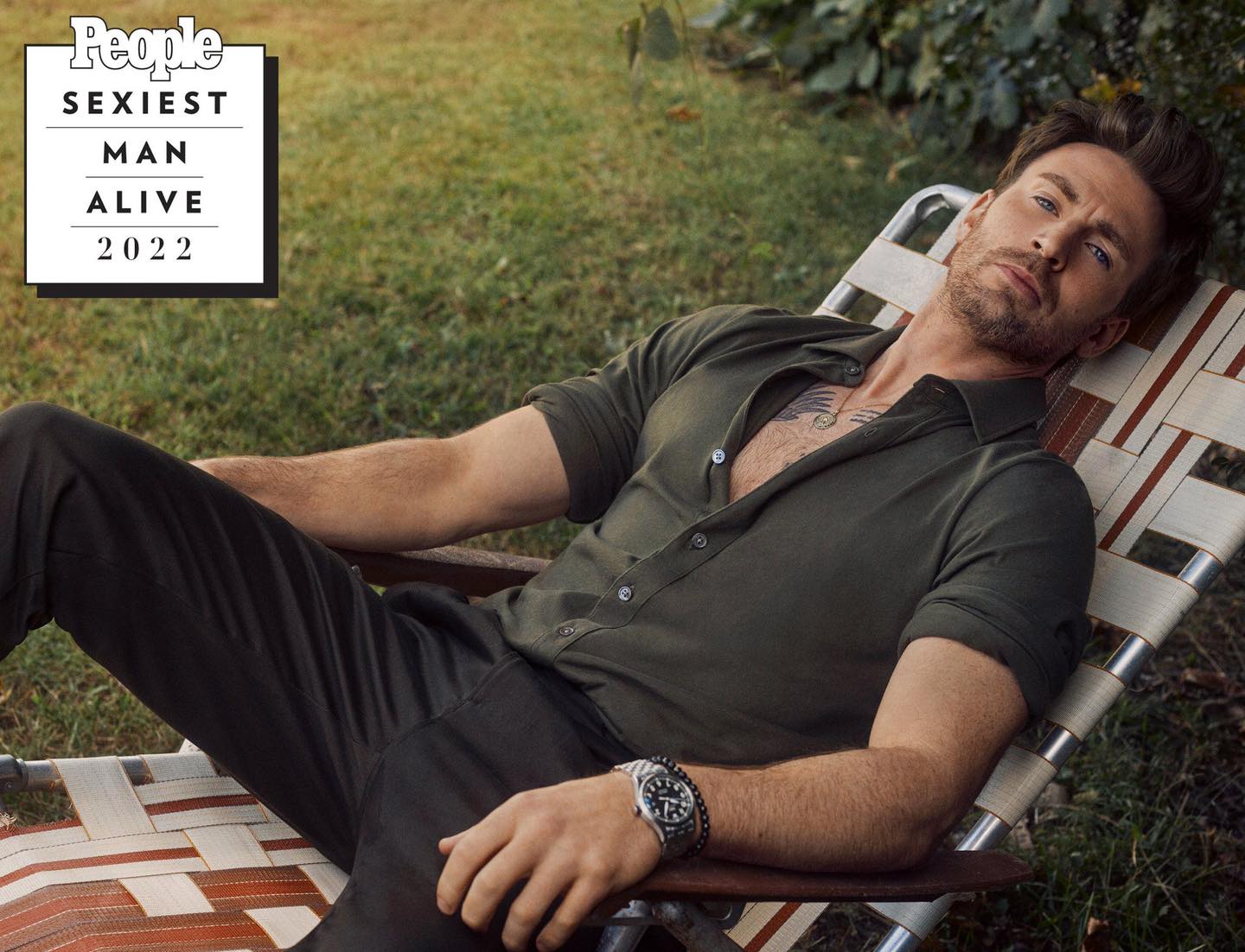 Chris Evans es nombrado el hombre más sexi del 2022