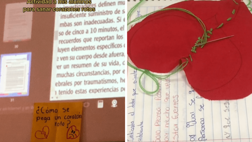 The class we do need: Teacher teaches her students how to heal a broken ...