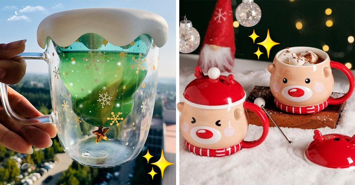 16 Tazas navideñas que tu chocolate caliente aprobará