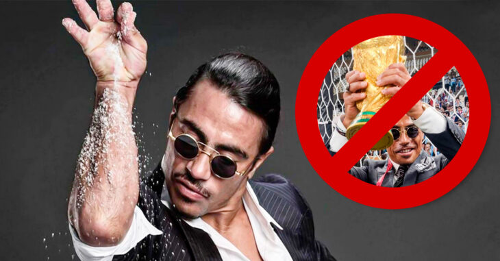 Vetan a Salt Bae por su comportamiento en el Mundial