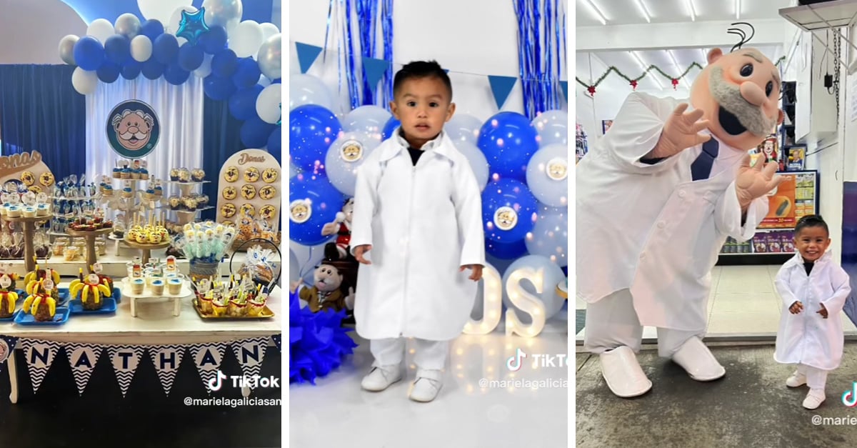 Niño de 2 años pide una fiesta inspirada en el Dr. Simi