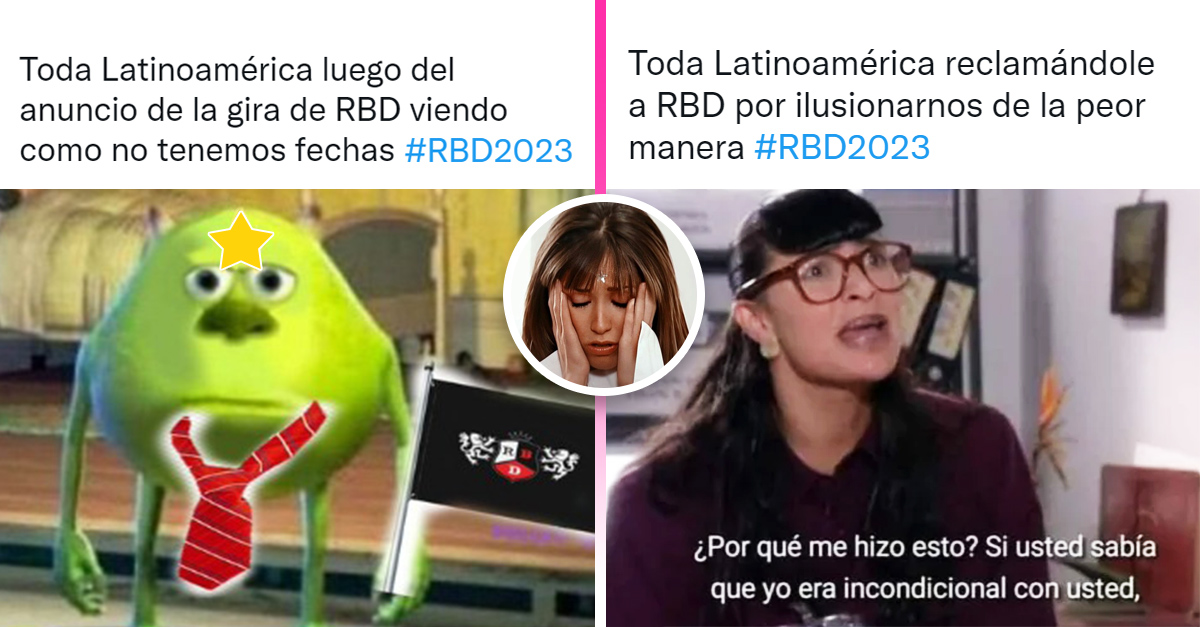 RBD announces the dates of his tour and the memes rained down - World ...