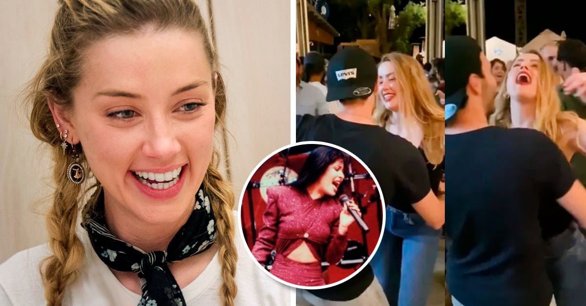 Amber Heard dances to the rhythm of "Como la flor" by Selena and could ...