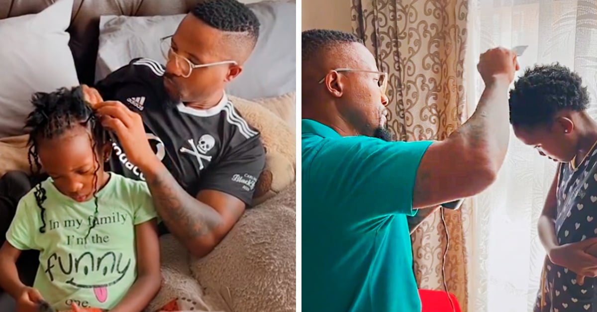 Single dad is praised for taking care of his 3 children for 6 years ...