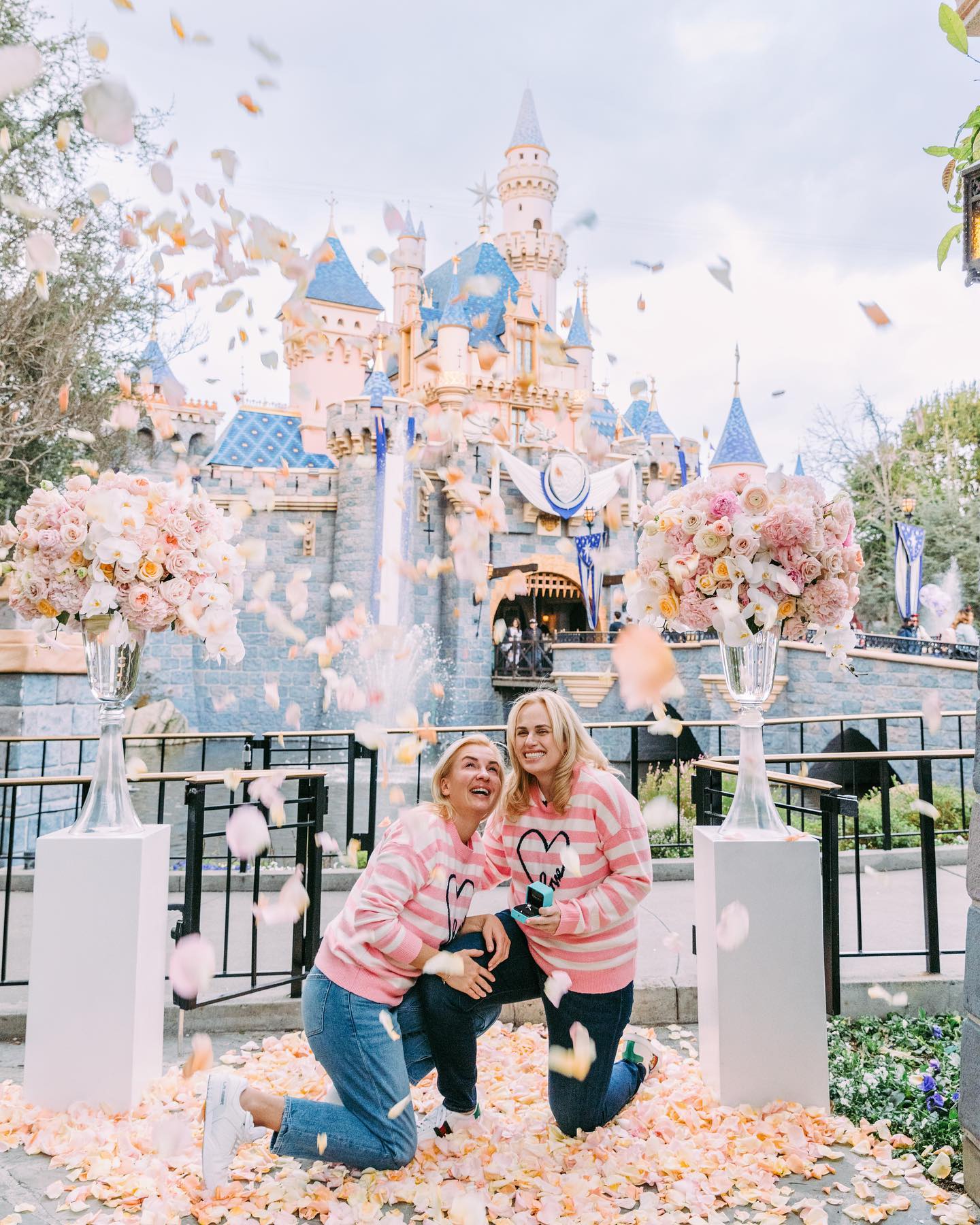 Rebel Wilson se compromete con su novia en Disneylandia