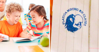 Pequeño alumno dice a su maestra que no dejará de platicar