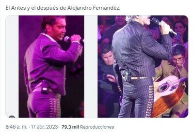 Alejandro Fernández desata memes por su aspecto físico