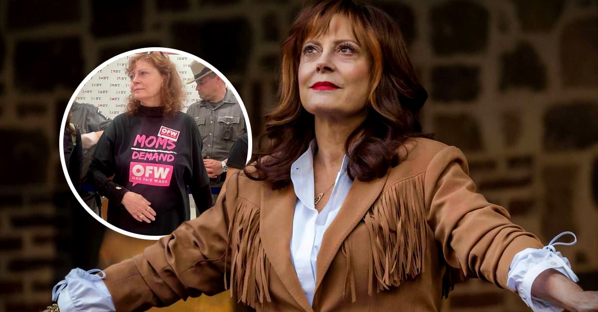 Susan Sarandon is arrested for demanding better wages for waiters in NY ...
