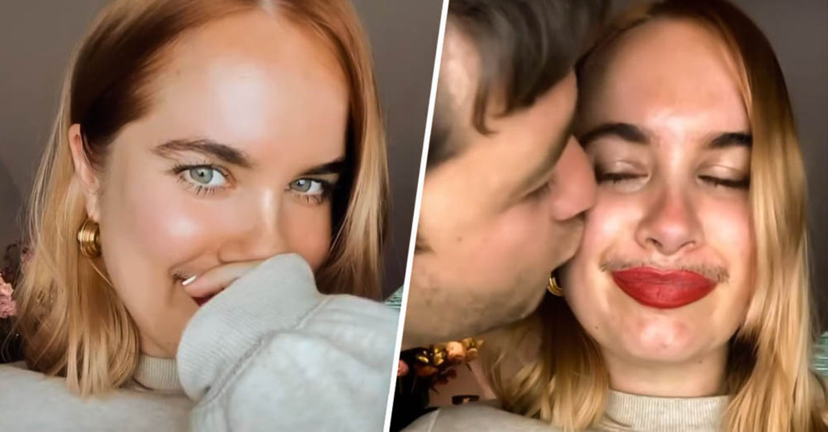 Influencer grows a mustache to break stereotypes and her husband loves ...