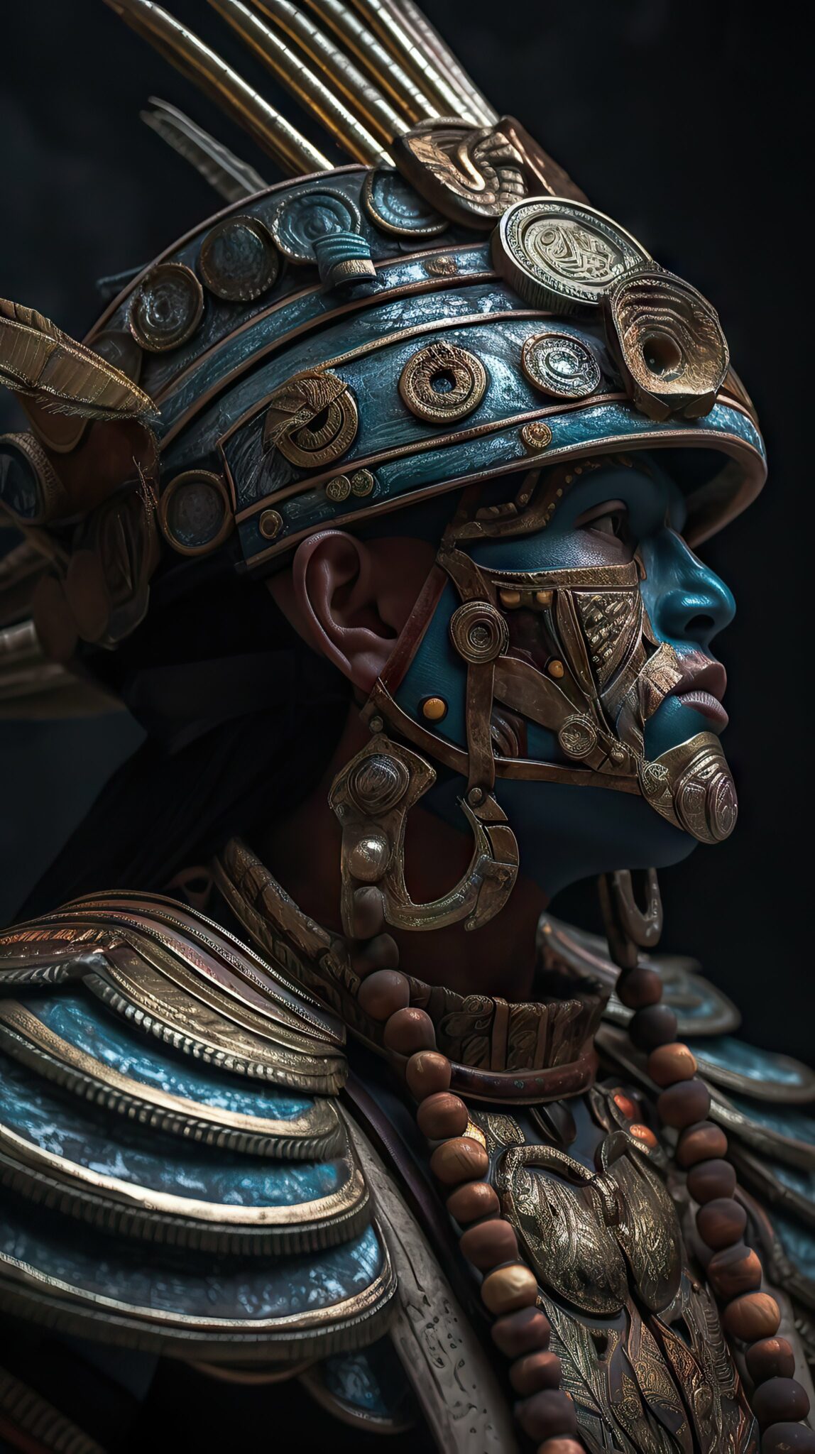 Recrean con IA dioses aztecas como Caballeros del Zodiaco