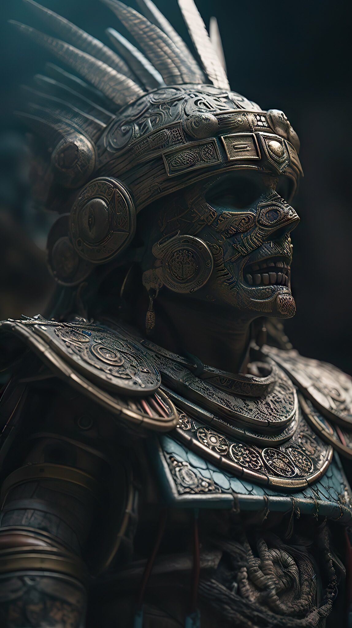 Recrean con IA dioses aztecas como Caballeros del Zodiaco