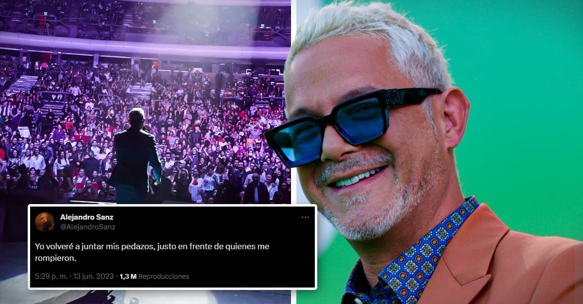 Alejandro Sanz lanza mensaje de que se está recuperando