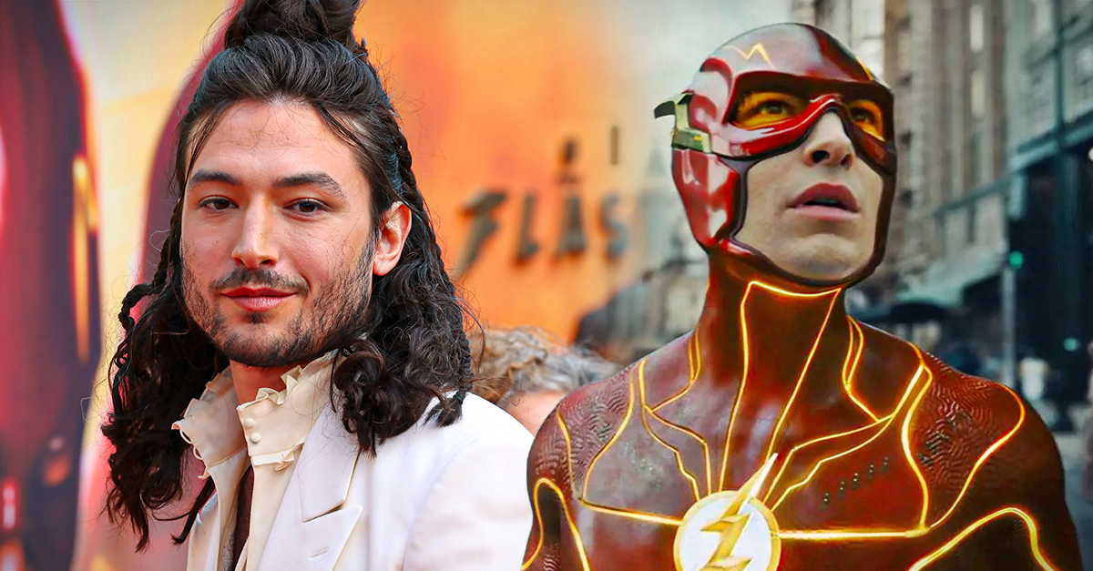 Ezra Miller aparece en premiere de The Flash tras escándalos